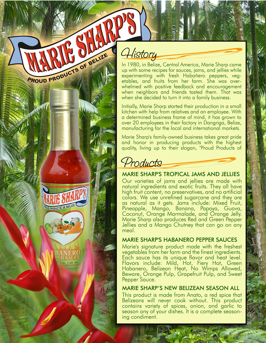 Marie Sharp's Fine Foods Limited | ConnectAmericas